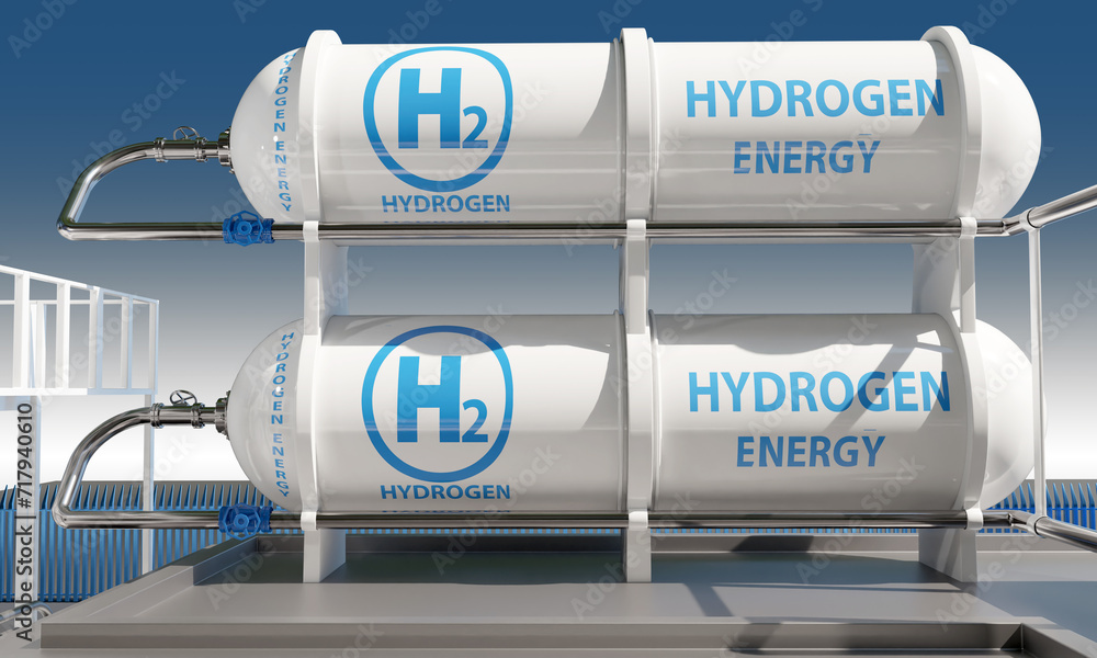 energy company equipment. Tanks for hydrogen storage. Production of ...