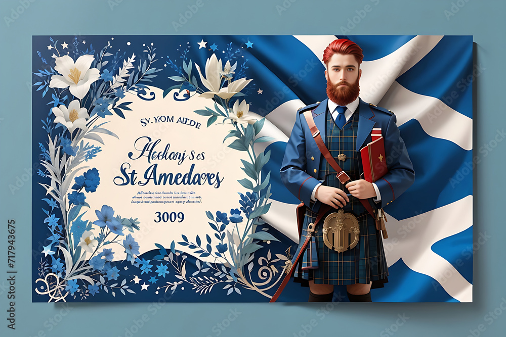 St. Andrew's Day. National holiday in Scotland. 30 November. Background ...