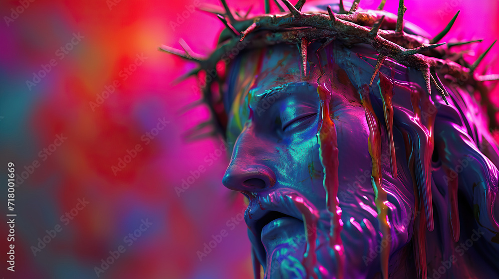 Jesus Christ, Savior of Mankind: A 3D Model Depicting Jesus Christ with ...