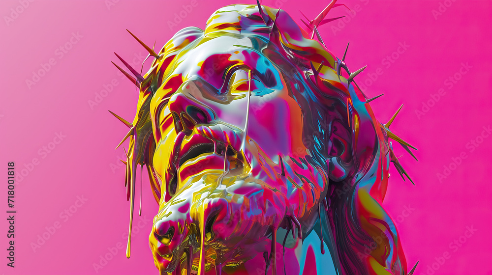 Jesus Christ, Savior of Mankind: A 3D Model Depicting Jesus Christ with ...