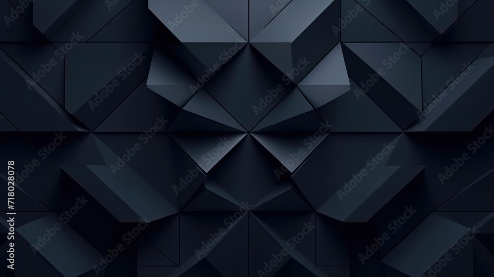 Abstract geometric design on black wall suitable for backgrounds ...