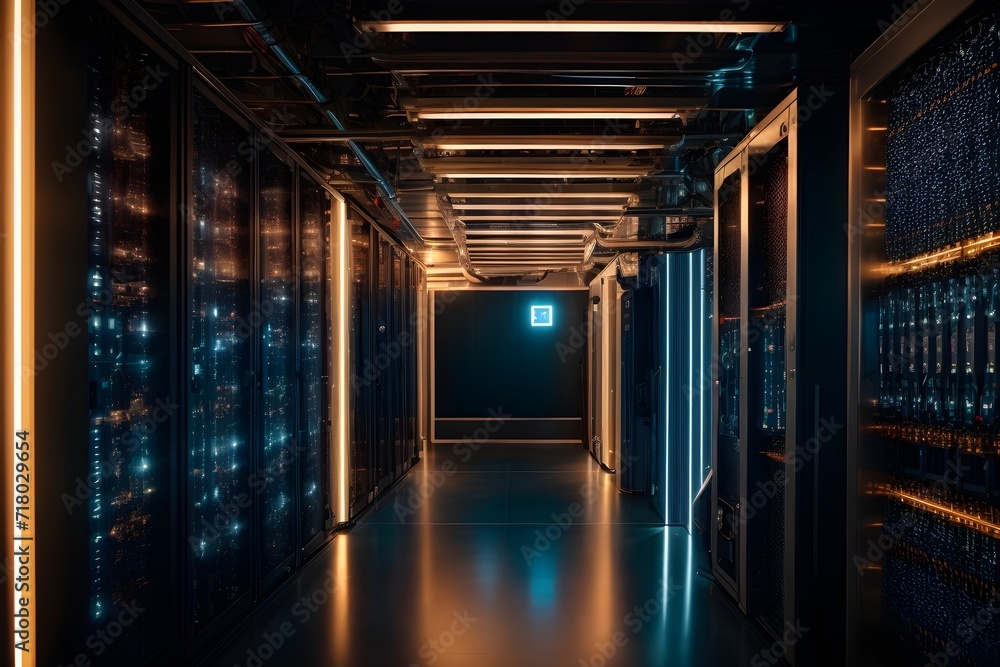 "Explore the cutting-edge world of quantum computing, where sleek ...