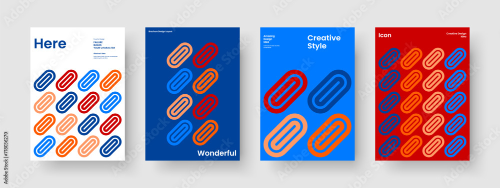 Geometric Background Design. Modern Report Template. Isolated Flyer ...