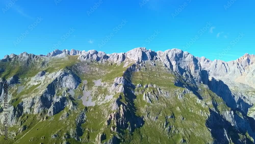 Vidéo Stock Nature: In Picos de Europa, nature takes center stage as ...