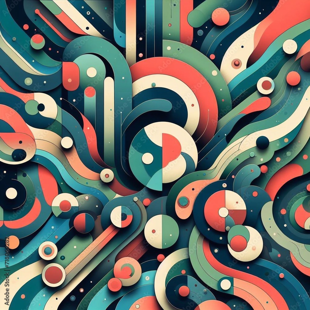 geometric 2d textures and infographics Stock Illustration | Adobe Stock