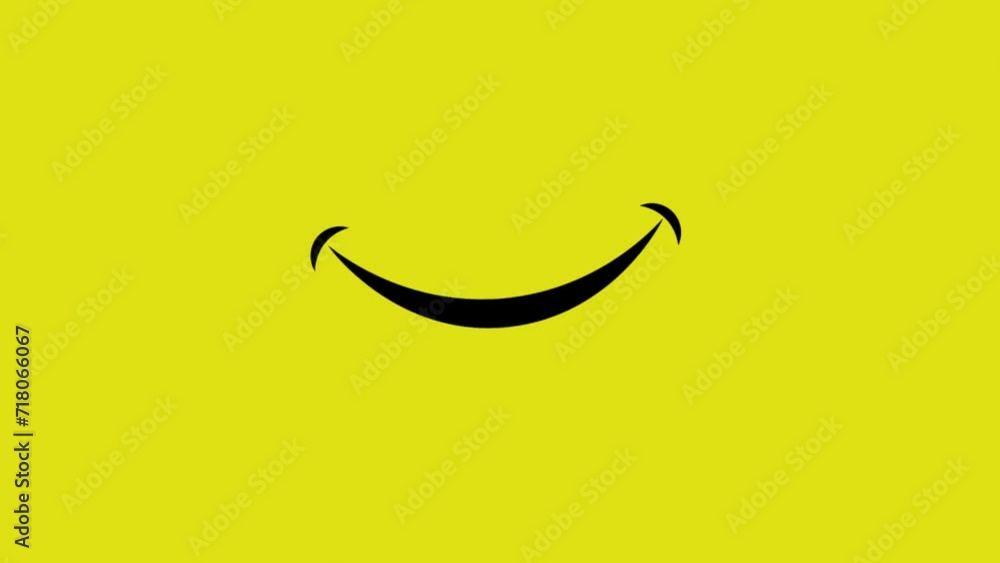Vidéo Stock Animated colorful smiley face emoji background for ...
