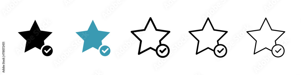 Characteristics vector icon set. Notable attributes vector symbol for ...