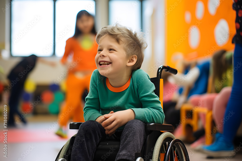 Inclusive classroom for disabled kids; enjoyable learning and play ...