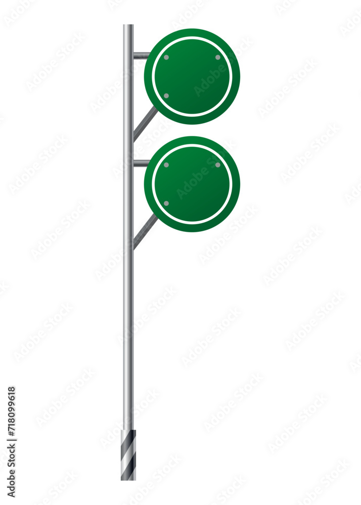 Green traffic sign. Road board text panel, mockup signage, direction ...