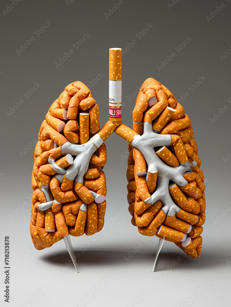 Thought-provoking visual concept for No Smoking Day, capturing the ...