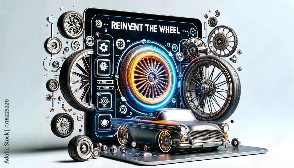 3D design of an interactive digital platform where users can customize ...