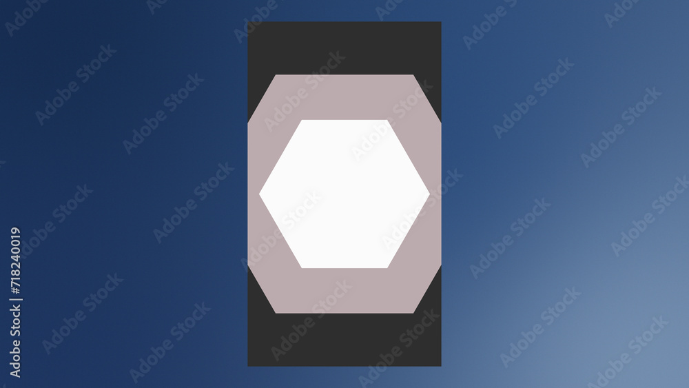 Geo Hex Merge | 4K and 1080x1920 Resolutions Stock Template | Adobe Stock