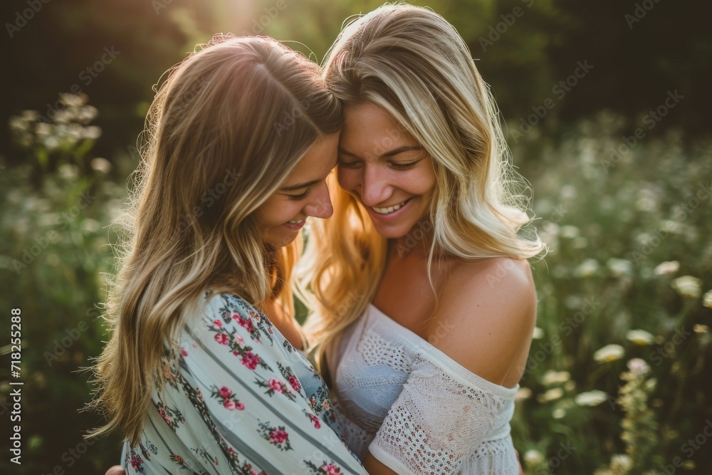 Joyous Daughter Embraces Her Pregnant Mother In Heartwarming Moment ...