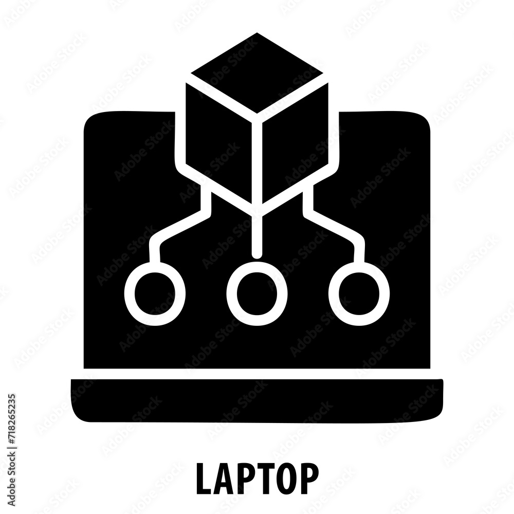 Laptop, computer, technology, laptop icon, portable computer, notebook ...