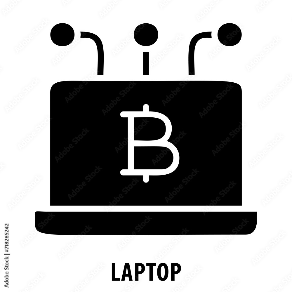 Laptop, computer, technology, laptop icon, portable computer, notebook ...