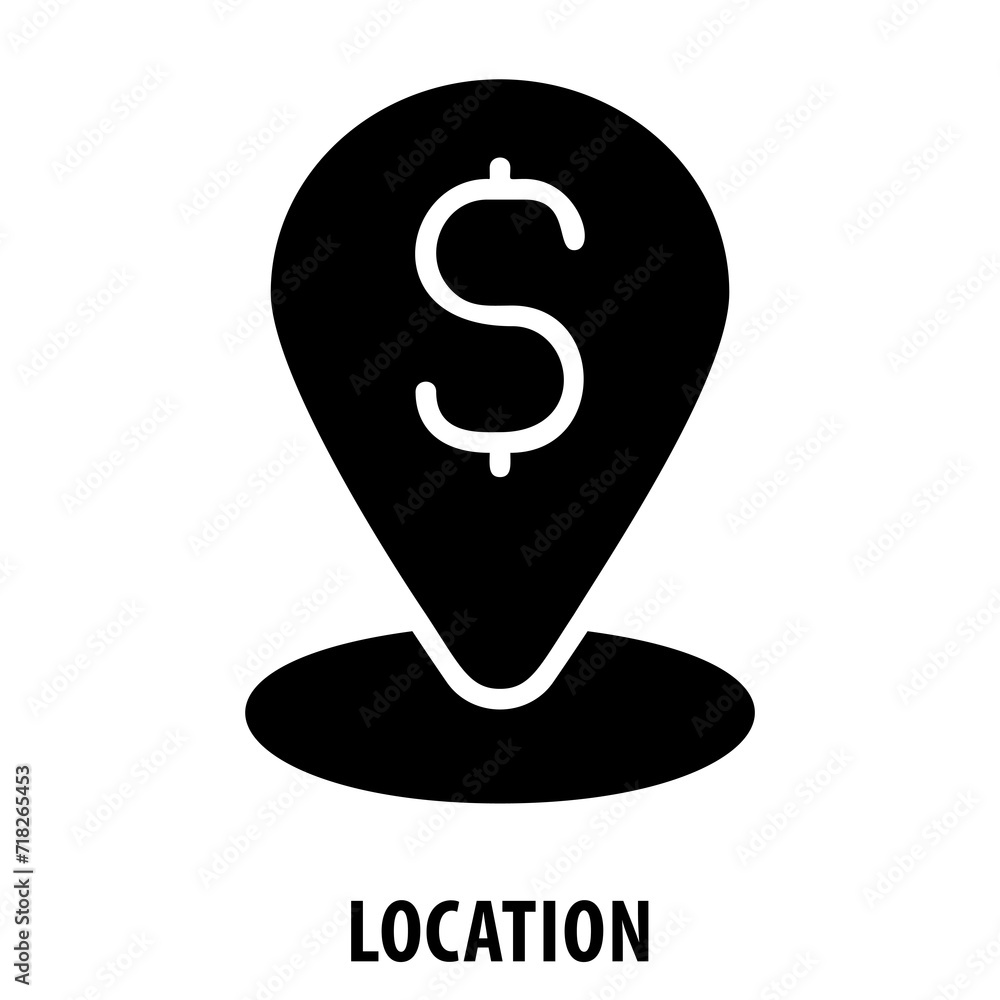 Location, map, pin, location icon, navigation, map marker, place, GPS ...