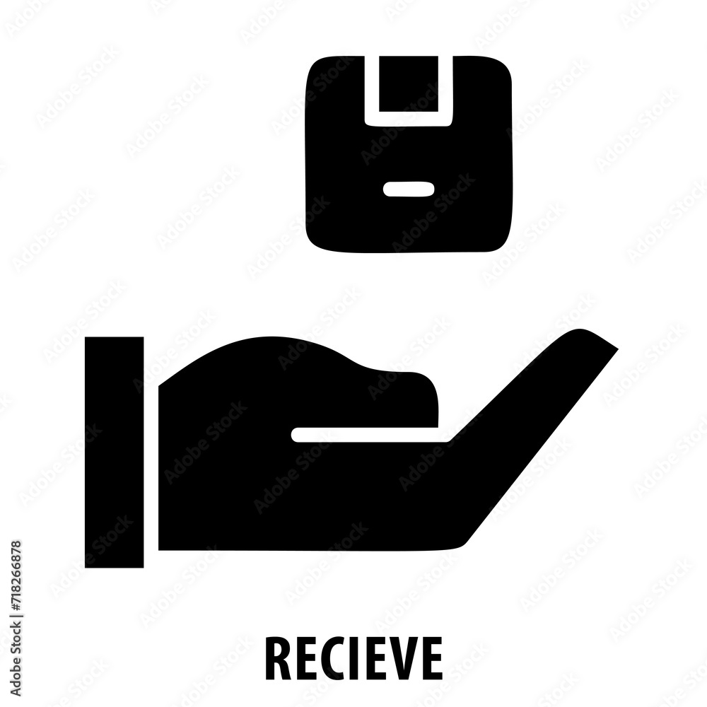 Receive, receiving, hand holding, receive icon, getting, taking ...