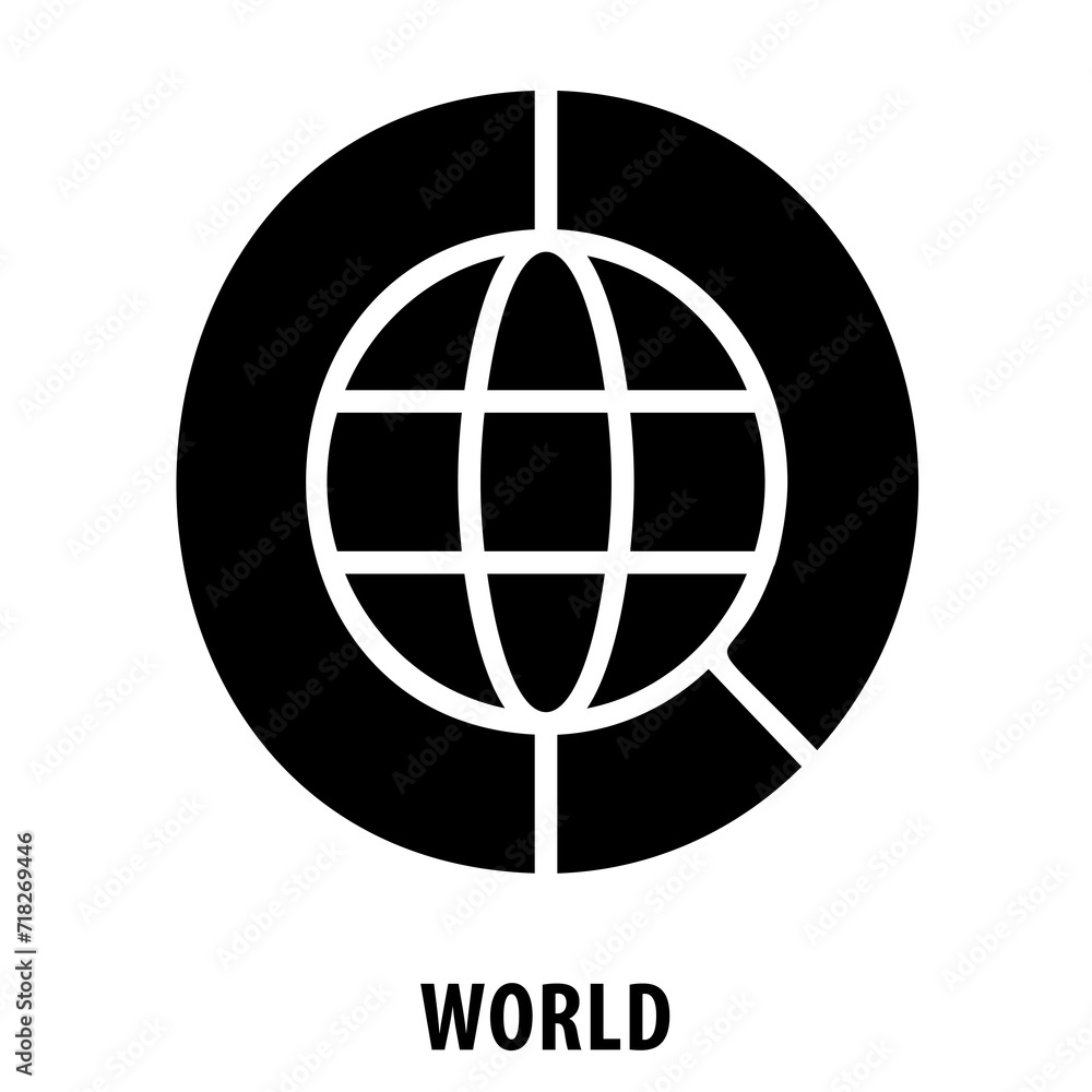 globe, world map, international, global, planet earth, earth icon ...