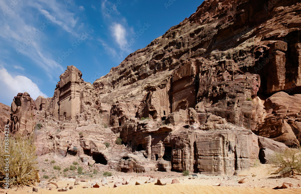 The Street of Facades is one of the most evocative places in Petra. The ...