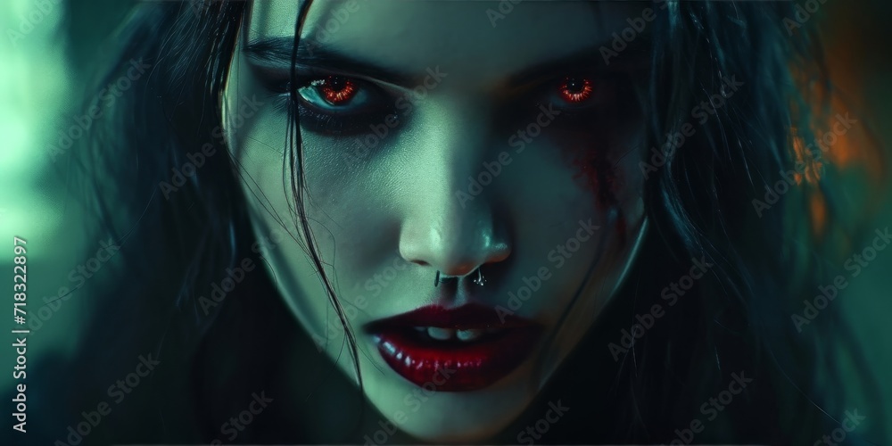 Vampire Dramatic Expression of Raw Emotion: A Vampire Scream Captured ...