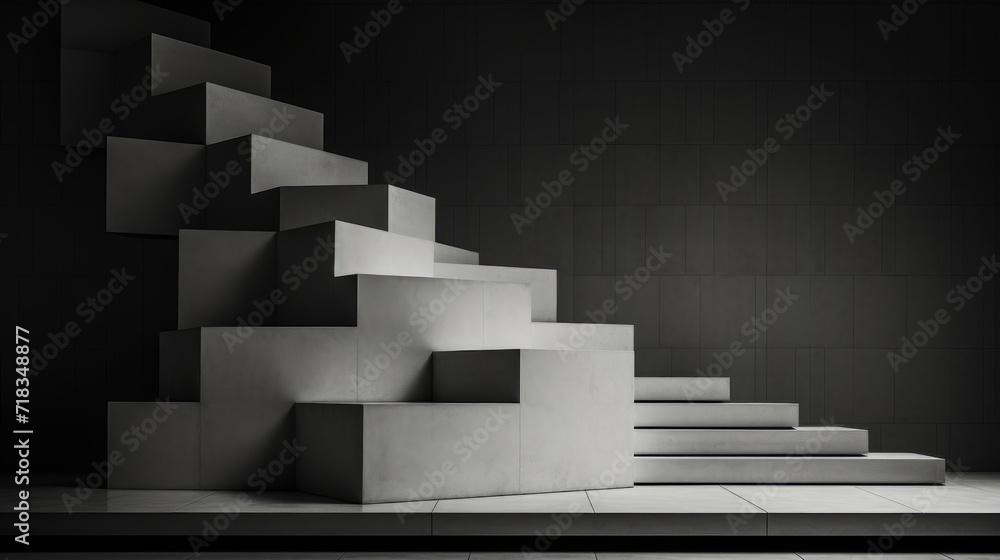 A thought-provoking photo features geometric shapes intersecting in a ...