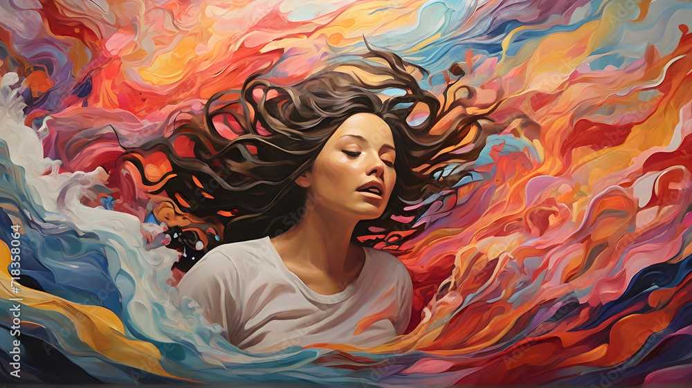 Swirling Spectrum: Illustration Conveying the Complex and Unsettled ...