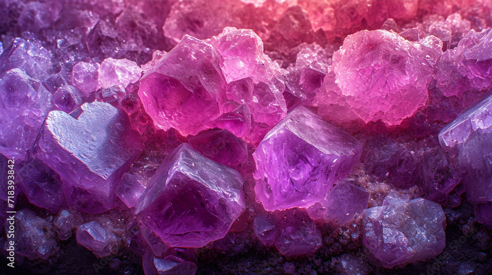 Amethyst texture with purple shades and a crystalline structure, like a ...