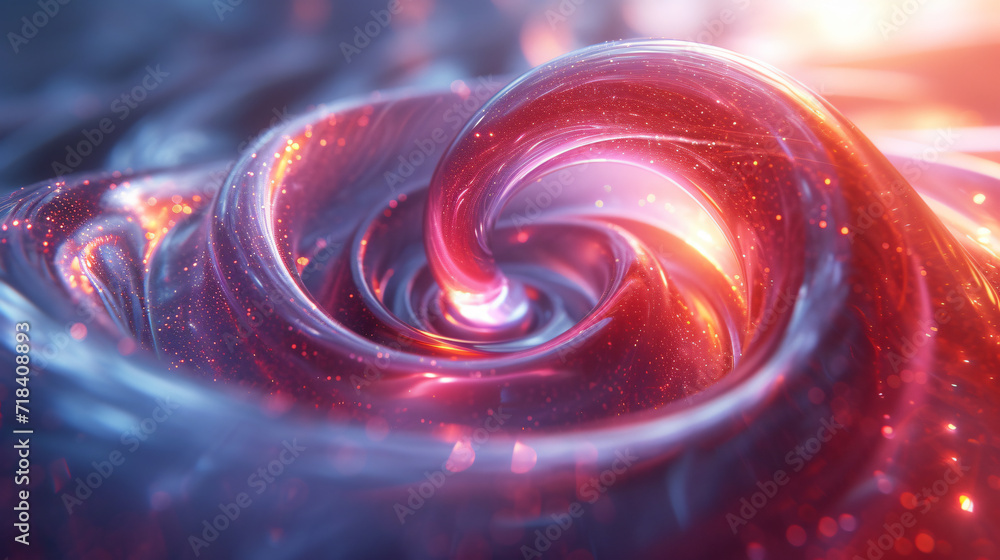 refraction, reflection & sparkle render, in the style of interlocking ...