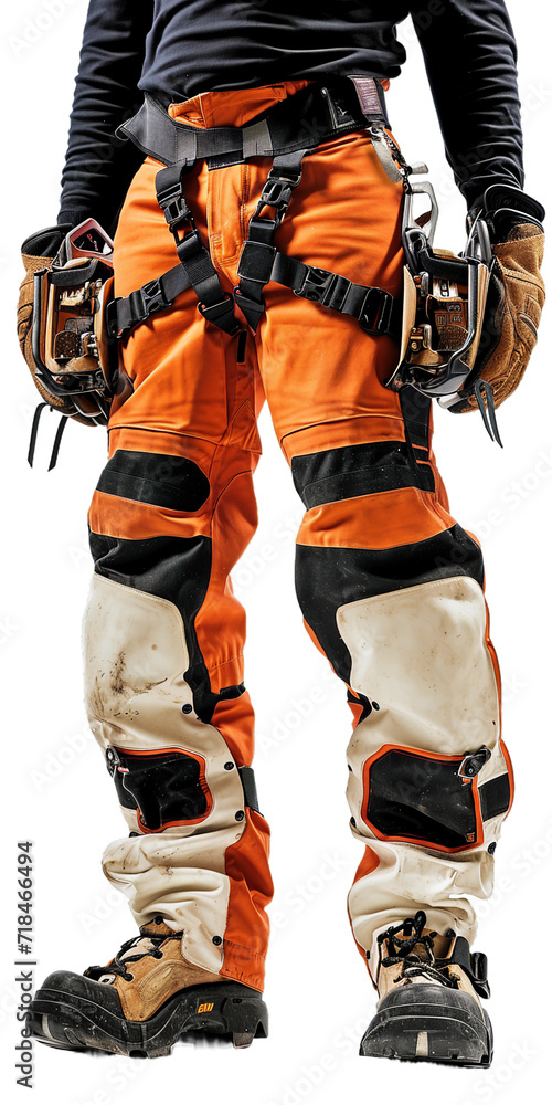 Chainsaw Chaps, transparent background, isolated image, generative AI ...