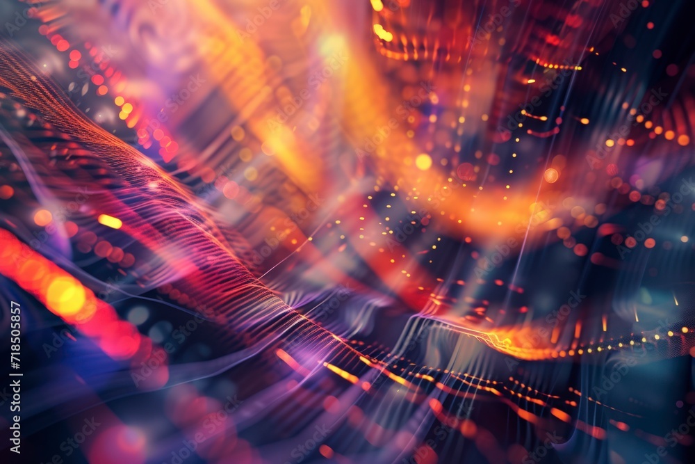 abstract digital background, versatile applications, neural networks ...