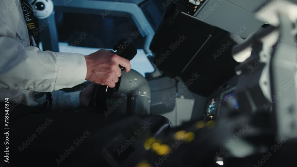 Airplane Cockpit for Aviation Pilot and Plane Navigation of Pilotage ...