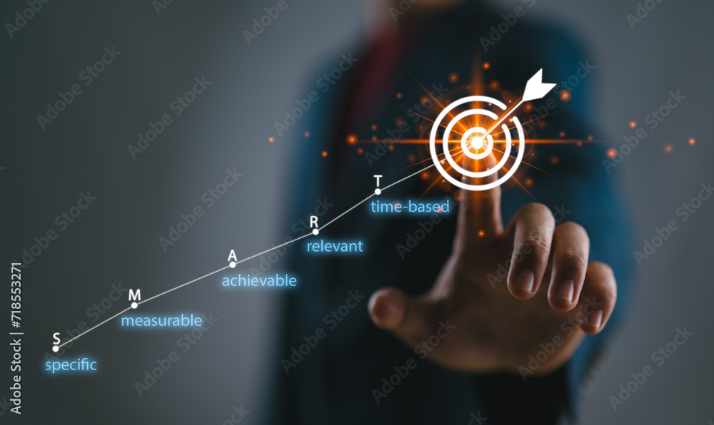 Foto de Smart goal setting (specific, measurable, achievable, relevant ...