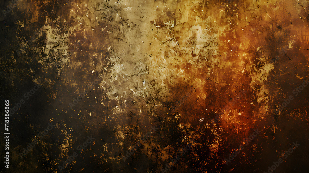Dimly Lit and Grimy Wall With Faint Illumination Stock Illustration ...