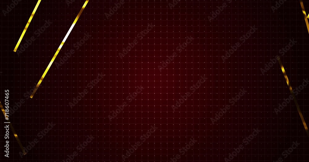 4K Metallic stipes lines moving with slow camera zoom out. Premium ...