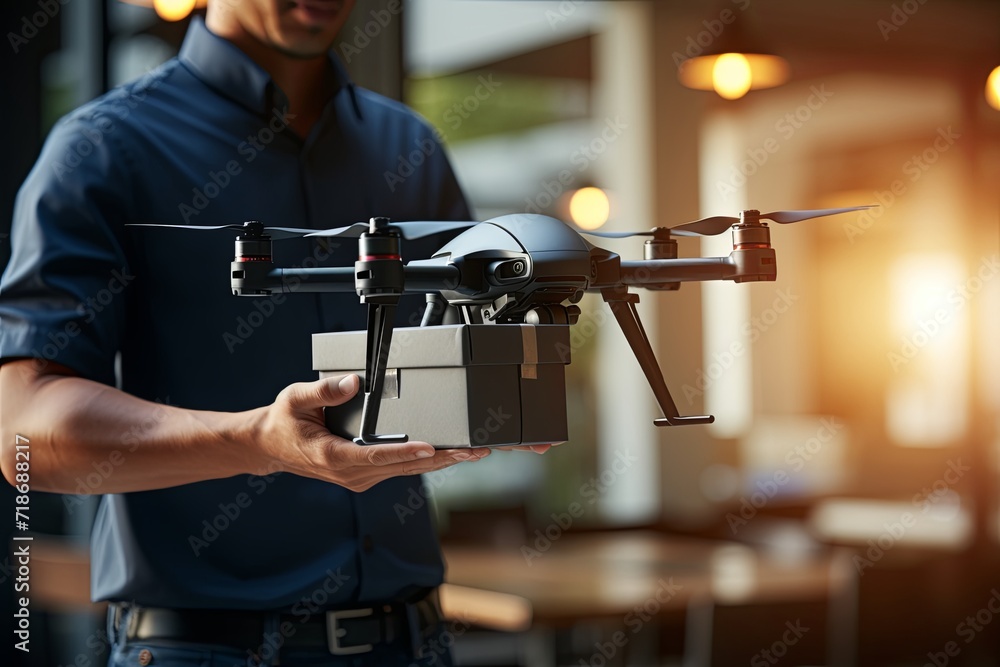 Drone delivery technology navigation efficient aerial logistics ...