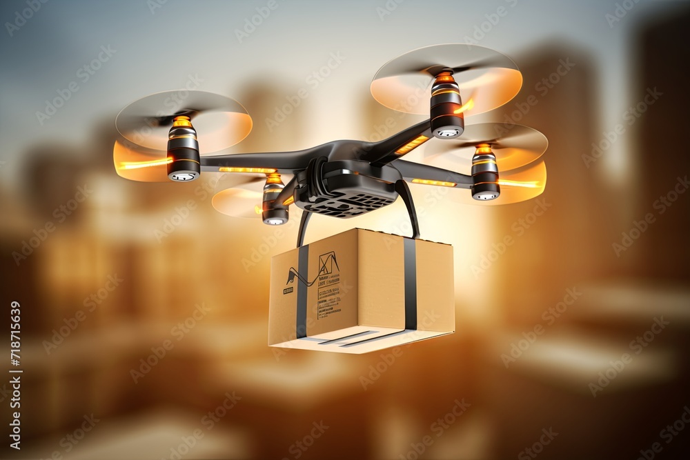 Robotic vertical mobility autonomous micro drone technology. Innovative ...