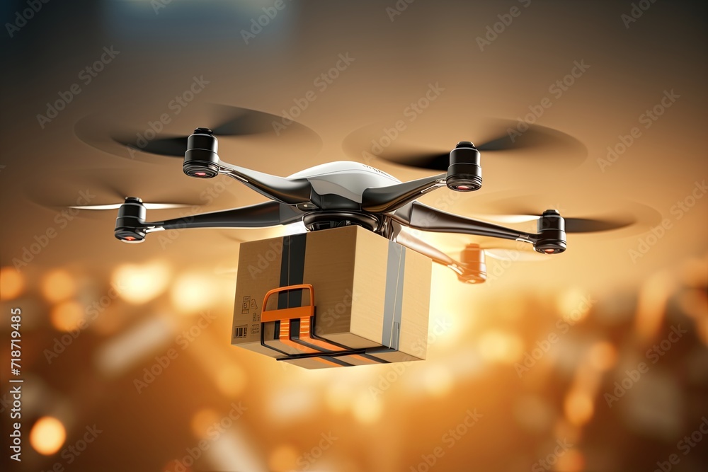 Drone shipping last mile delivery urban drone fleet cargo drones, efficiency of airborne ...