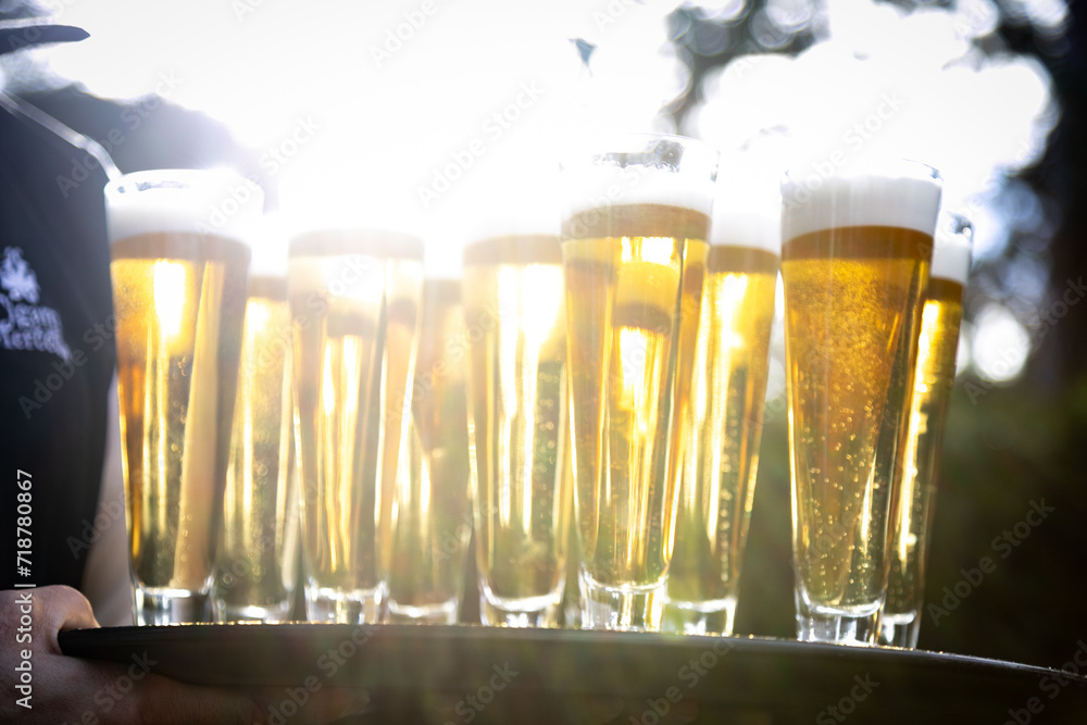 cerveza, refresco, coctel, alcohol, fría, helada, rica, refrescante ...