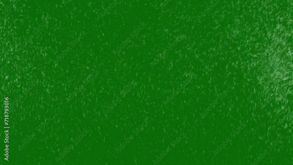 Vidéo Stock Snowfall effect high Resolution green screen effects 4k ...