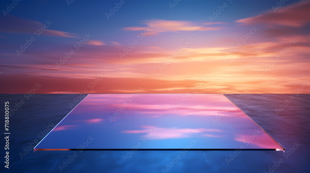 Perovskite Solar Cell, sunset, blue sky, angerl view, wallpaper and ...