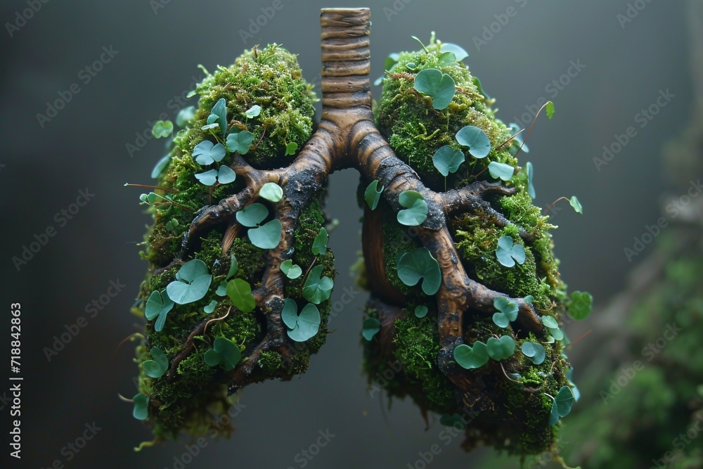 Lung Tree - A unique and creative title that combines the concept of ...