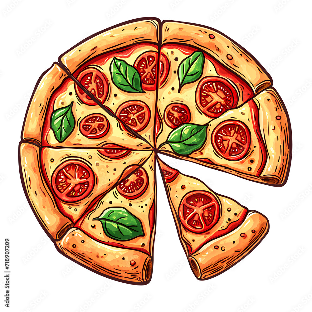 Pizza isolated, transparent background white background no background ...
