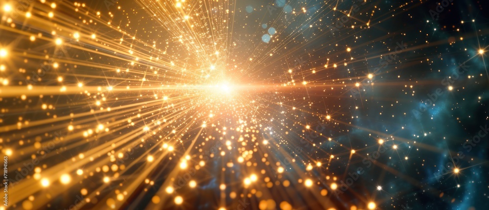 Digital Bright beam reflection, Light Beam Network, Intersecting beams ...