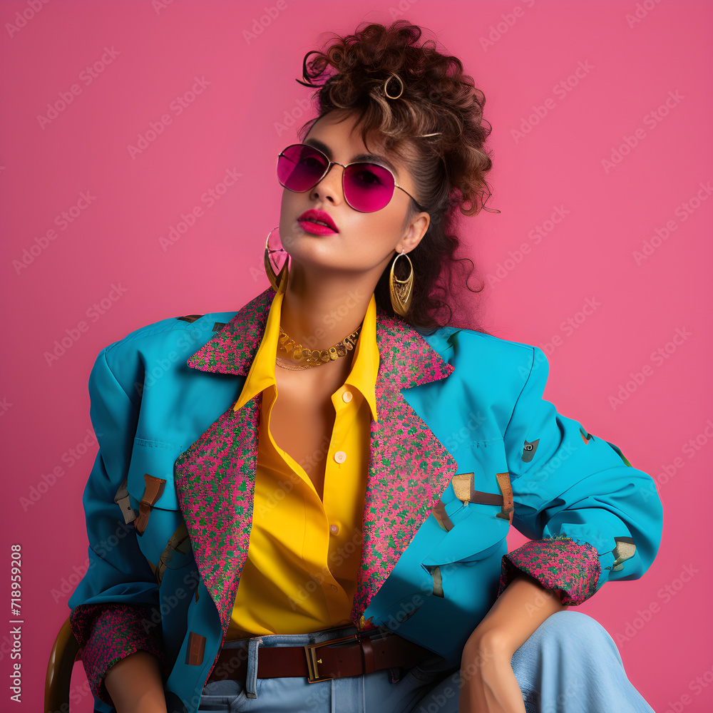 Fotografia do Stock: Flashback to the 80s: A Glimpse into the Eccentric ...