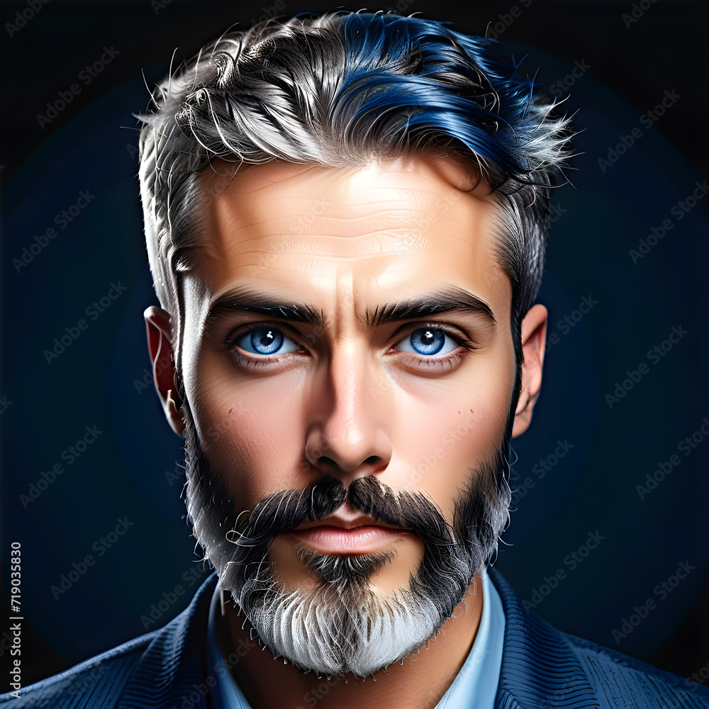 The Beautiful Palette of Beards: Creative Beard Color Art and Styling ...