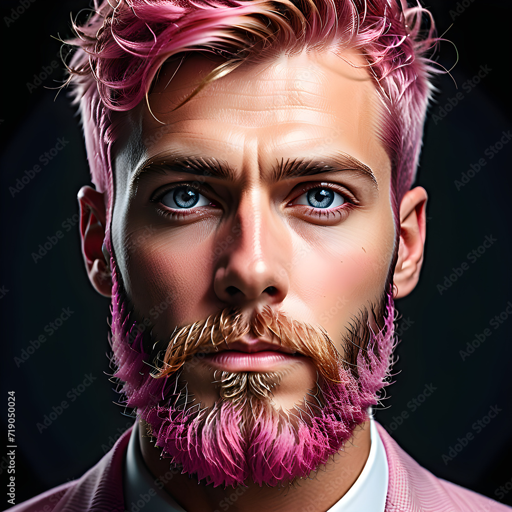 The Beautiful Palette of Beards: Creative Beard Color Art and Styling ...