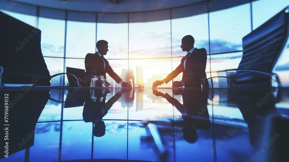 Negotiations of the shadow government. Shrouded figures orchestrate ...