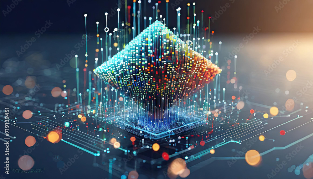 Big data analysed with AI technology for business analytics. Automated ... Big data analysed with AI technology for business analytics. Automated ...