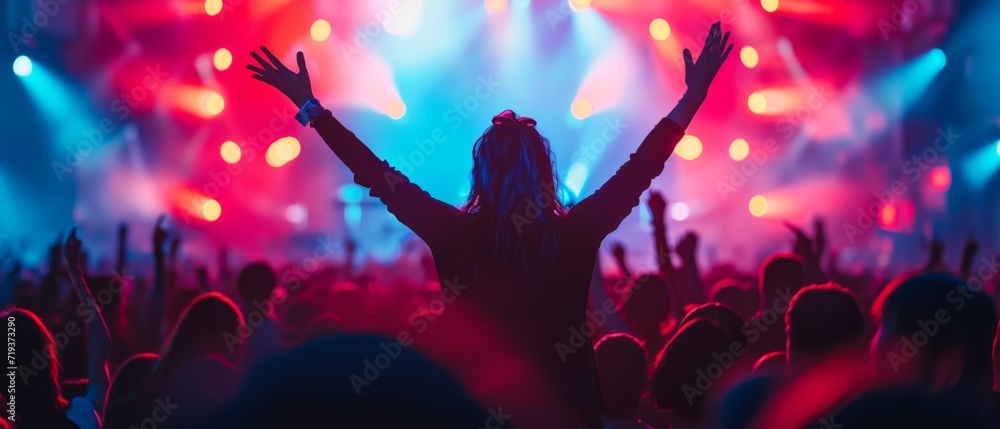 Glowing Pop Star Captivates Massive Audience During Electrifying ...