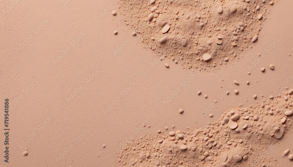 Neutral powder foundation with a soft textured gradient background ...